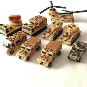 Hot Wheels | Toys | Micro Hot Wheels Desert Force Military Vehicles And ...